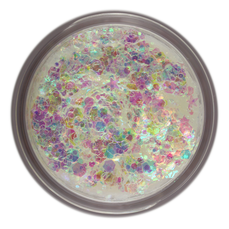 6-Color Iridescent Stacked Jar – Uniglitter